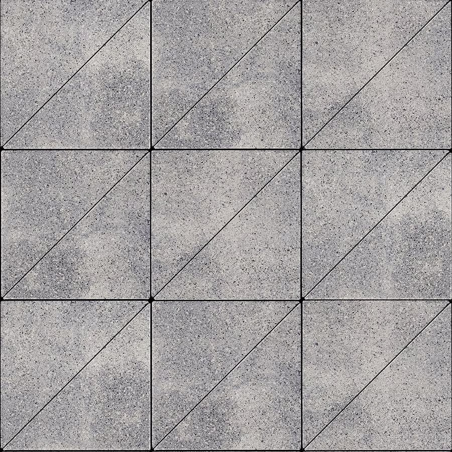 Techo-Bloc Industria Triangle Polished HD2 Paver – Shale Grey – BOSS